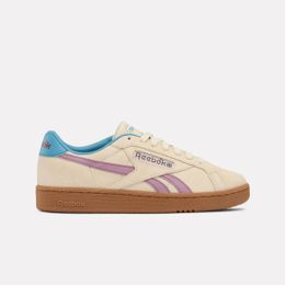 Reebok CLASSIC Damen Sneaker "CLUB C GROUNDS UK", Gr. 37,5, beige, Leder, Synthetik, Schuhe
