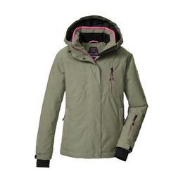 Killtec M&auml;dchen Skijacke "KSW 205 GRLS SKI JCKT", gr&uuml;n, Gr. 176, Obermaterial: 100% Polyester.Futter: 100% Polyester.F&uuml;llung: 100% Polyester, Jacken,