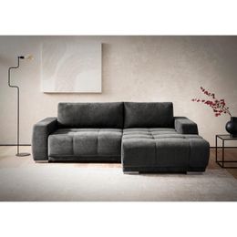 OTTO home Ecksofa &raquo;Bolero L-Form, B: 241 cm, Couch & Wohnlandschaft&laquo; wahlweise mit Schlaffunktion & Bettkasten schwarz 96% POLYESTER (PES)/4% POLYAMID