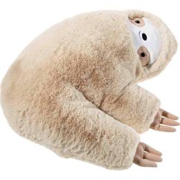 Heunec Dekokissen &raquo;Kuma, Faultier&laquo; Made in Germany beige Polyester 1 Stk.