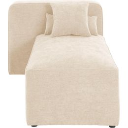 Home Affaire Ottomane &raquo;Sundstrup&laquo; Modulserie, individuelle Zusammenstellung beige 100% Polyester B/H/T: 100cm x 76,5cm x 153cm, Struktur weich, 
