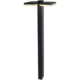 N&auml;ve n&auml;ve LED Sockelleuchte &raquo;Clair&laquo; LED-Board 1 Stk. Warmwei&szlig; Au&szlig;enleuchte, Terrasse, anthrazit, H&ouml;he: 80cm, LED warmwei&szlig; grau 2, H: 80cm, 1 Stk.