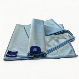 Mulex Mikrofasertuch &raquo; Glast&uuml;cher 3er Set, Multifunktionst&uuml;cher&laquo; (Mikrofaser 39 cmx39 cm Set, 3 Stk. tlg. 3-in-1 Mikrofasertuch, streifenfrei reinigen ohne 