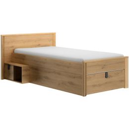 Stauraumbett braun Liegefl&auml;che L&auml;nge B: 200cm x 90cm, H&ouml;he Bett: 80cm H&ouml;he Bettseite: 50cm H&ouml;he Liegefl&auml;che: 50