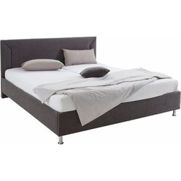 Westfalia Schlafkomfort Polsterbett in diversen Ausf&uuml;hrungen grau Bezug Bett: Microfaser (100% Polyester);Bonnell-Federkernmatratze: Mischgewebe (51% Polyprophlen, 39% 