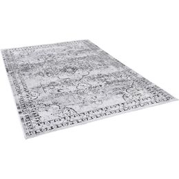 Gino Falcone Teppich &raquo;Orelia 105&laquo; rechteckig 7 mm H&ouml;he Kurzflor, modernes Design, Orient-Optik, leichter Glanz, Wohnzimmer silber Polyester B : 120cm 1 Stk., 7mm, 
