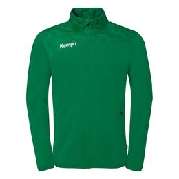 Kempa Herren Trainingsjacke "Trainingsjacke Athletics 29 Poly", gr&uuml;n, Gr. S, Obermaterial: 100% Polyester Pol. recyc.., Jacken