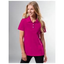 TRIGEMA Damen Poloshirt "TRIGEMA Poloshirt", pink, Basic, Gr. L, Piqu&eacute;, 100% Baumwolle, Shirts
