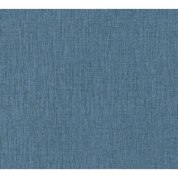 Daniel Hechter Vliestapete einfarbig uni unifarben glatt Designertapete Tapete Uni Tapeten Wohnzimmer Schlafzimmer K&uuml;che Flur blau Vinyl, Vlies B/L: 0,53m x 10,05m, 