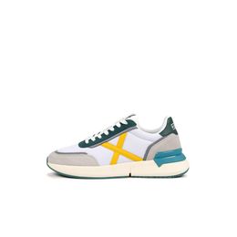 MUNICH Sneaker 'Versus' Herren Gr&ouml;&szlig;e 44 gelb / grau / dunkelgr&uuml;n / wei&szlig; Sommerschuhe