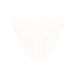 Triumph Damen Slip "Body Make-Up Illusion Lace", Gr. 40, beige, Microtouch, Obermaterial: 80% Polyamid, 20% Elasthan, Unterhosen, florale