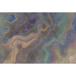 Livingwalls living walls Fototapete &raquo;Walls by Patel Marble 2&laquo; glatt Vlies, Wand, Schr&auml;ge blau Vlies B/L: 4m x 2,7m