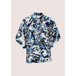 Madeleine Mode MADELEINE Damen Kurzarmbluse "Blusenshirt Oversized-Bluse mit R&uuml;schen", wei&szlig;, Modern, Gr. 42, Obermaterial: 100% Viskose CV., Blusen, Bluse mit