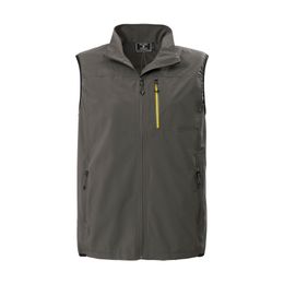Killtec Herren Funktionsweste "KOS 38 MN VST", grau, Gr. M, Obermaterial: 100% Polyester.Futter: 100% Polyester, Westen, Leichte, wasserabweisende