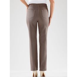 Casual Looks Damen 5-Pocket-Jeans, grau, Gr. 21, unifarben, 98% Baumwolle, 2% Elasthan, Jeans