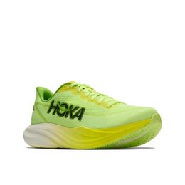 Hoka One One Herren Laufschuh "Mach 7", Gr. 42,5, gr&uuml;n, Synthetik, Textil, Schuhe, mit EVA-D&auml;mpfungstechnologie, atmungsaktives Obermaterial