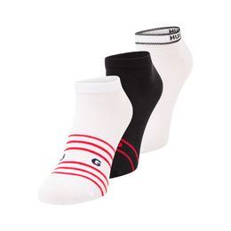 HUGO UNDERWEAR Herren Sneakersocken "3P AS NAUTICAL CC", Gr. 39, bunt, Baumwollmischung, Socken, mit Streifen-details