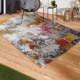 ANDIAMO Teppich &raquo;Portland&laquo; rechteckig 3 mm H&ouml;he modernes Design, In- und Outdoor geeignet, Balkon, Terrasse bunt Obermaterial: 75% Polypropylen, 25% Polyester