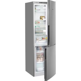 Siemens K&uuml;hl-/Gefrierkombination iQ500 &raquo;KG36EALCA&laquo; 186 cm hoch 60 cm breit lowFrost, hyperFresh Schubladen, bigBox, LED-Licht, Flaschenregal silber