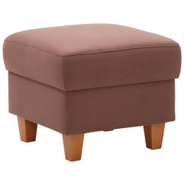 Home Affaire Polsterhocker &raquo;Palmera, B: 58 cm&laquo; mit Stauraum, Federkern braun 100% Polyester;Struktur (100% Polyester);Luxus-Microfaser in Lederoptik (