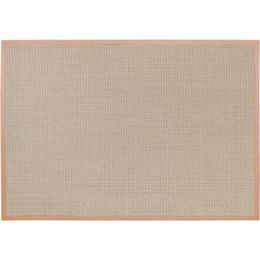 Dekowe Sisalteppich &raquo;Brasil&laquo; rechteckig 6 mm H&ouml;he Flachgewebe, Obermaterial: 100% Sisal, mit Bord&uuml;re, Wohnzimmer beige Sisal B : 67cm 1 Stk., 6mm, L: 133cm