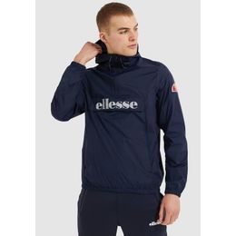Ellesse Herren Windbreaker &raquo;ACERA OH JACKET&laquo; mit Kapuze mit Kapuze, h&uuml;ftlang, schmale Basic-Passform blau XS