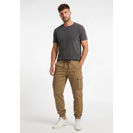 MAN'S WORLD MAN'S WORLD Herren Cargohose "mit elastischem Bund", braun, Gr. 62, unifarben, Web, Obermaterial: 100% Baumwolle, Hosen, bequem, praktisch, l&auml;ssig