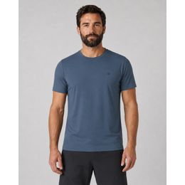 DEPROC Active Herren Funktionsshirt "LAGUN CS Herren T-Shirt", blau, Gr. S, Jersey, 100% Baumwolle, Shirts
