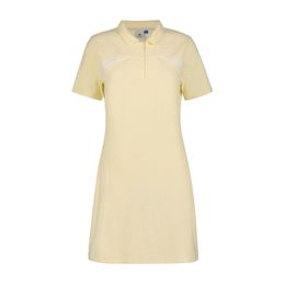 Luhta Damen Sommerkleid "Luhta Kleid Ilmosalo", gelb, Gr. M, Stoff, 81% Polyester, 19% Elasthan, Kleider