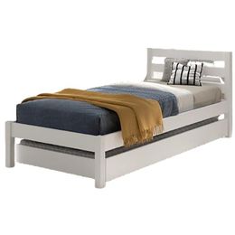 Vipack Massivholzbett &raquo;Pino, universell einsetzbar, gradliniges Design, Made in Europe&laquo; B/H/Tca. 211x84,4x 97,5cm, Liegefl&auml;che 90/200 cm, mit 1 Bettschublade
