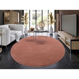 OCI DIE TEPPICHMARKE Teppich &raquo;NEW VILLA MELANGE, auch als L&auml;ufer und in Rund&laquo; rund 20 mm H&ouml;he dichter Shaggy, melierte uni Farben, robuster Hochflor, 