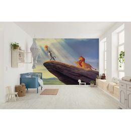 Komar Kindertapete &raquo;Disney The Lion King The New King&laquo; bedruckt glatt blau Vlies B/L: 350m, Rollen: 1