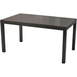 Merxx Gartentisch &raquo;Ausziehtisch&laquo; 1 Stk. tlg. Tischplatte aus Aluminium grau Aluminium B/H/T: 90cm x 75cm