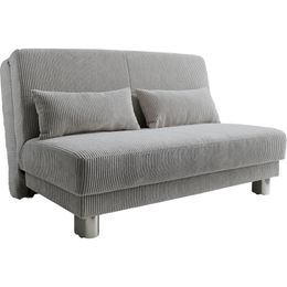 Home Affaire Schlafsofa &raquo;Gina&laquo; mit einem Handgriff vom Sofa zum Bett grau B/H/T: 160cm x 86cm x 195cm, Cord