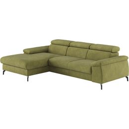 COTTA Ecksofa &raquo;Kitty L-Form, B: 242 cm&laquo; mit Kopfteilverstellung, optional Schlaffunktion & Bettkasten 94% POLYESTER (PES) 6%POLYAMID (PA) B/H/T: 244cm