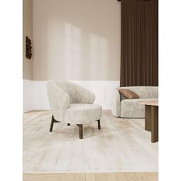 ACTONA GROUP Polsterstuhl &raquo;Relaxsessel, Polstersessel&laquo; () Stuhl, beige, 77.5x78x78cm beige Stoff B/H/T: 77,5cm x 78cm x 78cm