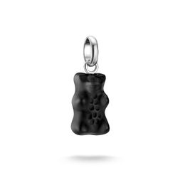 Thomas Sabo Damen Thomas Sabo Charm-Einh&auml;nger &raquo;Thomas Sabo x HARIBO: Charm - Connect&laquo; mit Kristallglas silber Einheitsgr&ouml;&szlig;e