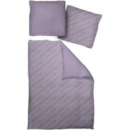 Adam Bettw&auml;sche &raquo;Argentinian Criolla light&laquo; 2 Stk. aus 100 % Bio-Baumwolle, 2 teilig - Bettw&auml;sche Set lila Renforc&eacute;, Obermaterial: 100% Baumwolle B/L: 