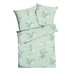 Kaeppel Bettw&auml;sche &raquo;Swing&laquo; 2 Stk. gr&uuml;n Interlock-Jersey, Obermaterial: 100% Baumwolle B/L: 135cm x 200cm, 1 Stk., 1 Stk., Interlock-Jersey, B/L: 80cm x 80cm, 
