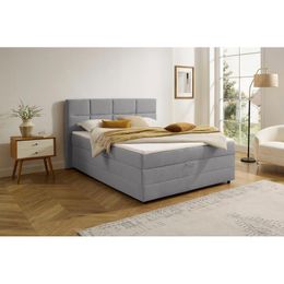 OTTO home Boxbett &raquo;Fillmore inkl. Bettkasten, Liegefl&auml;che 140 und 180x200 cm&laquo; inkl. Topper, erh&auml;ltlich in verschiedenen Farben Webstoff, Liegefl&auml;che B