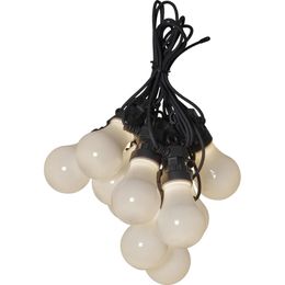 Parforce Traditional Hunting LED-Lichterkette &raquo;Circus&laquo; 10 Stk.-flammig &Oslash; ca. 15 cm, ca. 4,05 m, mit Trafo, outdoor, Vierfarb-Karton wei&szlig; Dioden 50 Stk. Flammen 10 Stk., 