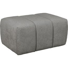 Home Affaire Polsterhocker &raquo;LYOTH Sitzhocker mit Steppung, Ma&szlig;e B/T/H: 76/76/41 cm&laquo; passend zur Serie, hoher Sitzkomfort und modernes Design grau 100%
