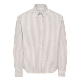 Only & Sons Button Up Shirt 'ONSOXFORD' male size M Beige / Dark beige