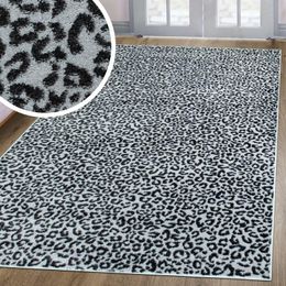 OTTO home Teppich &raquo;Fynna, Leoparden-Muster, Animal Print, modern&laquo; rechteckig 9 mm H&ouml;he Leo, besonders weicher Flor, Wohnzimmer, Schlafzimmer, 