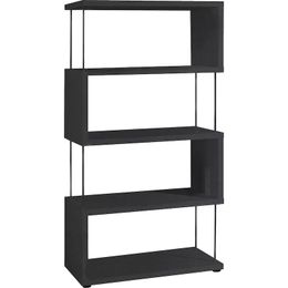 M&auml;usbacher Standregal &raquo;Sticks Regale&laquo; Breite 66 cm schwarz Holzwerkstoff B/H/T: 66cm x 126cm x 33cm, 4 Stk. offenes Fach