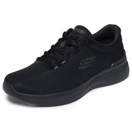 Skechers Damen Sneaker "DYNAMIGHT 3.0", Gr. 43, schwarz, Textil, Schuhe, Schn&uuml;rschuh, Halbschuh, Freizeitsneaker mit Memory Foam