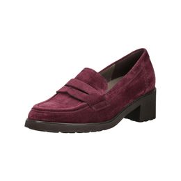 Gabor Damen Slipper "Gabor Slipper Veloursleder", Gr. 38,5, rot, Veloursleder, Schuhe
