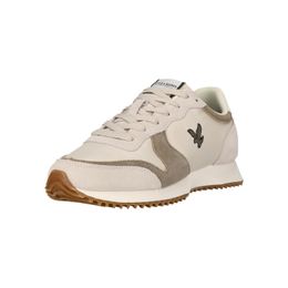 Lyle & Scott LYLE & SCOTT Herren Sneaker "Leno", Gr. 46, beige, Kunstfaser, Lederimitat, Schuhe, mit gepolsterter Zwischensohle und ikonischem Logo