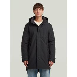 G-Star Raw G-STAR Herren Outdoorjacke "Utility Lightweight Steppmantel", schwarz, Gr. M, Obermaterial: 54% Elastomultiester, 46% Polyester, Jacken