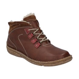 Josef Seibel Damen Stiefelette "Neele 57, brandy-kombi", Gr. 42, braun, Obermaterial: 100% Rindsleder Leather cow., Schuhe